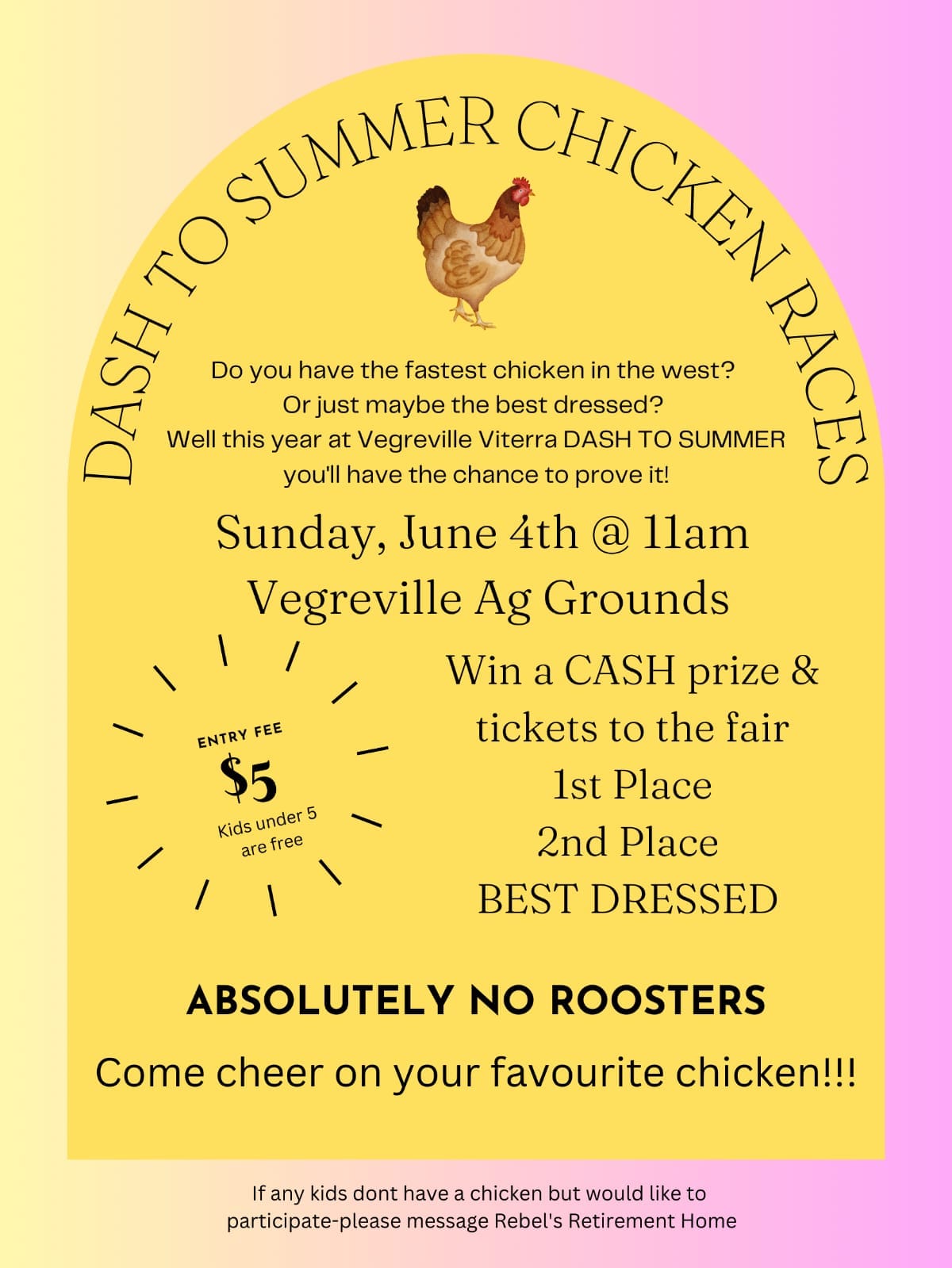 Chicken Racing – Vegreville Agricultural Society